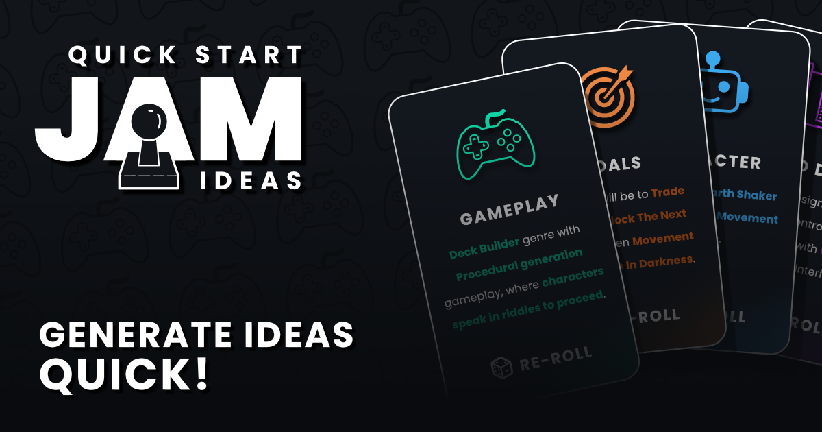Game Jam Idea Generator - Spark Your Creativity
